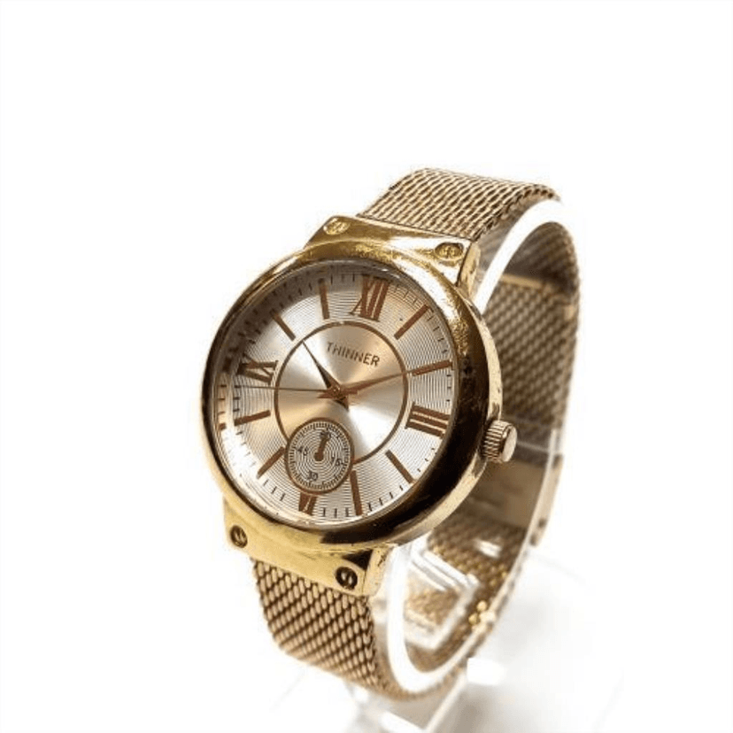 Reloj Thinner Dorado | Maxilana